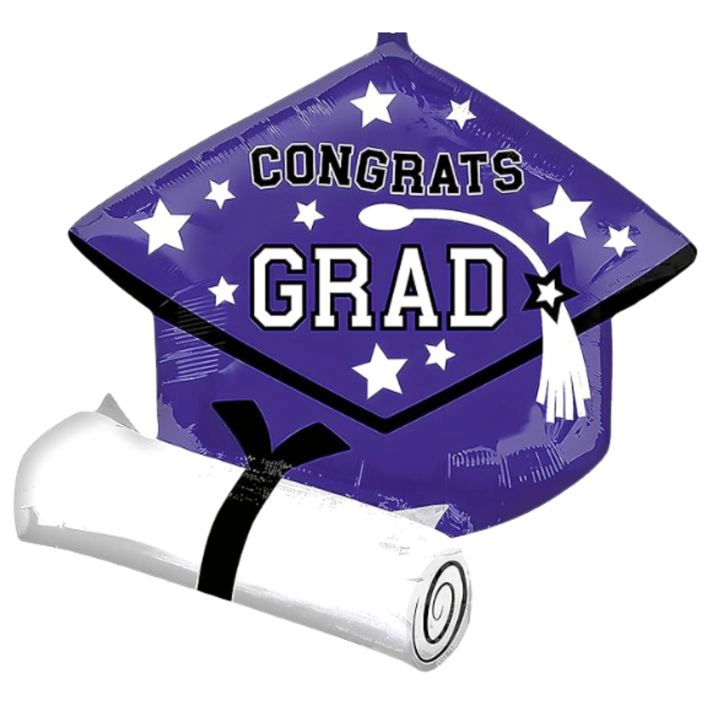 Globo 25" Birrete morado – Globy Gift